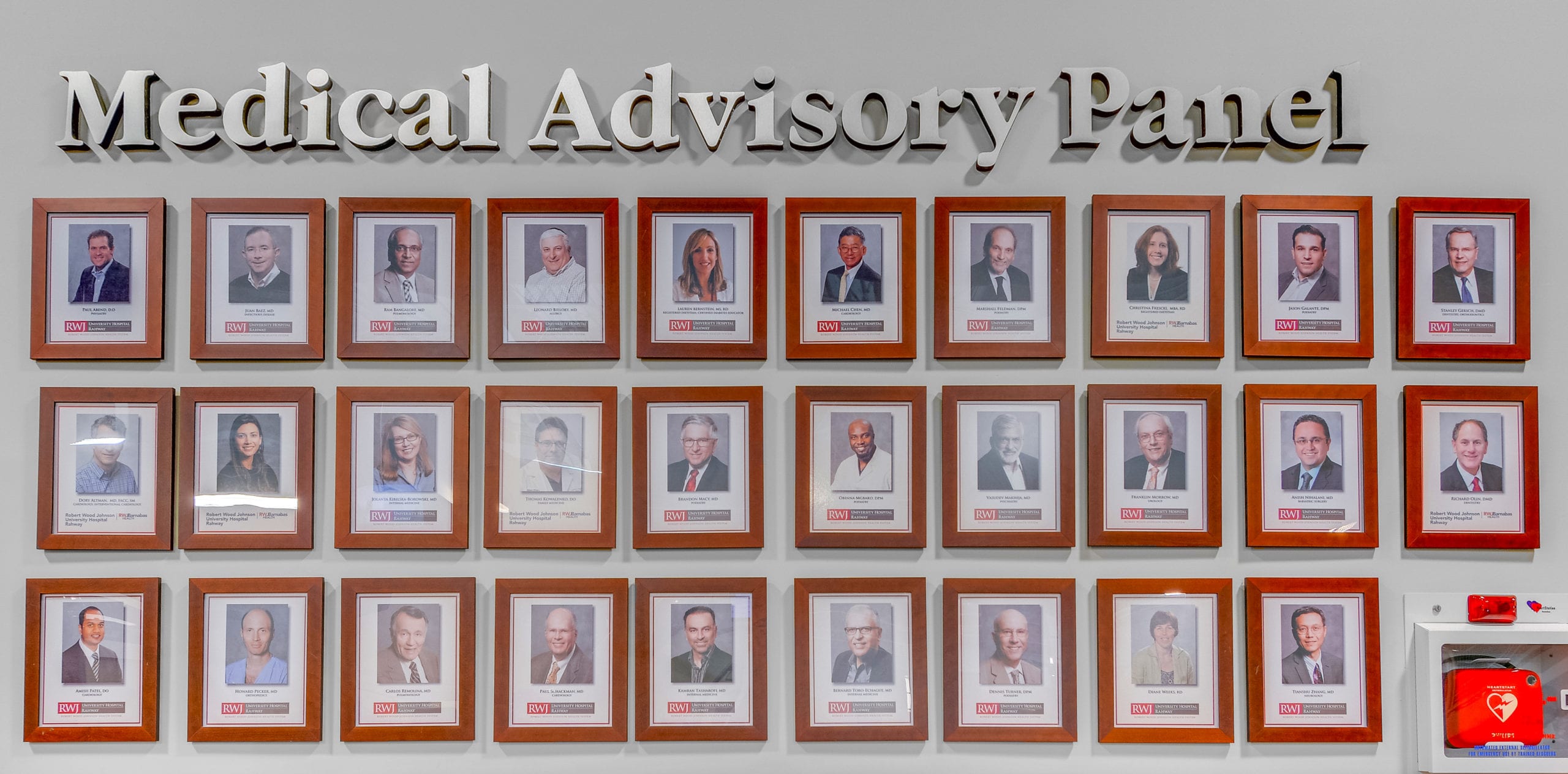 Medical Advisory Panel - RWJ Rahway Fitness & Wellness